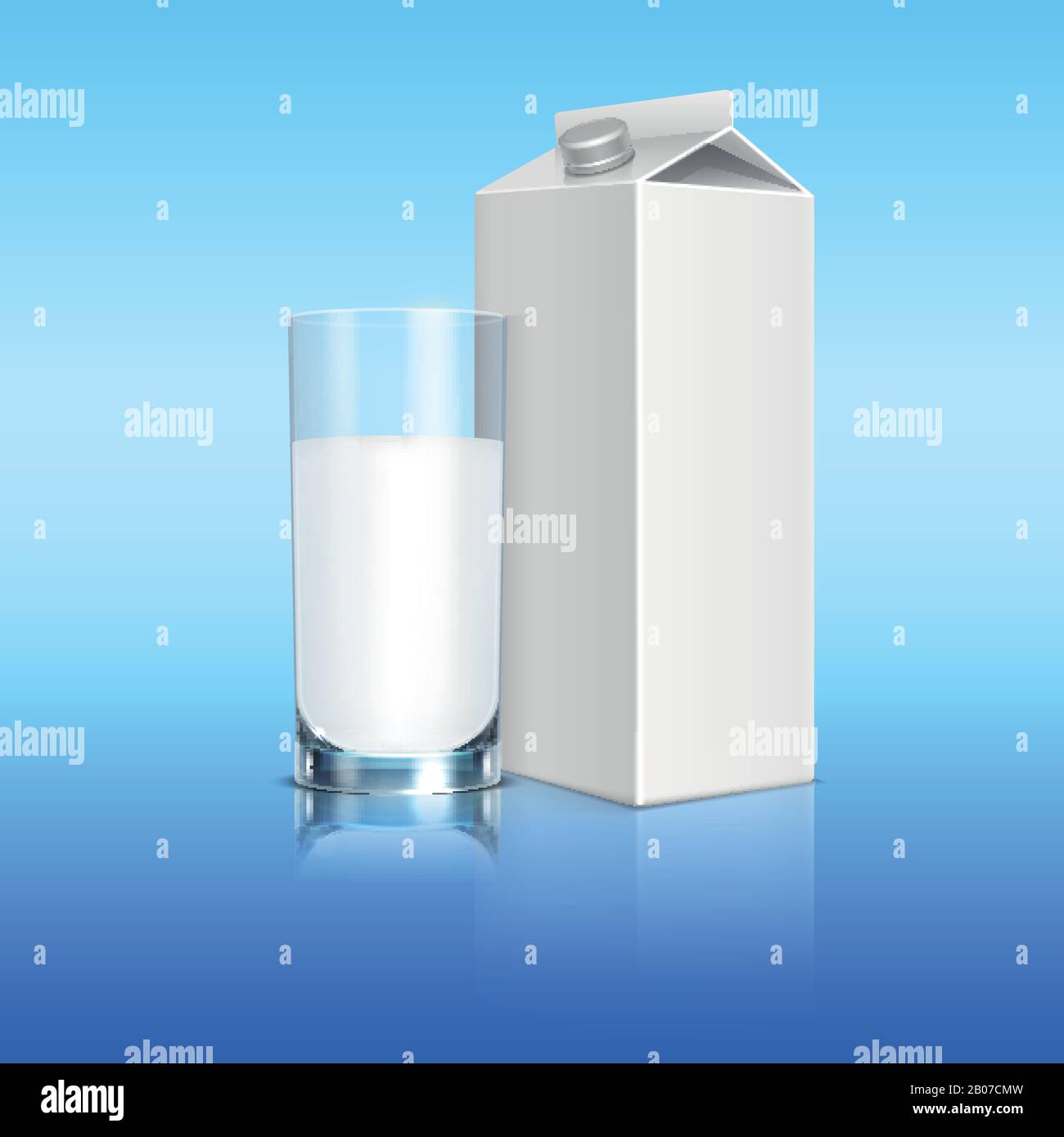 Milk packet Stock Vector Images - Alamy