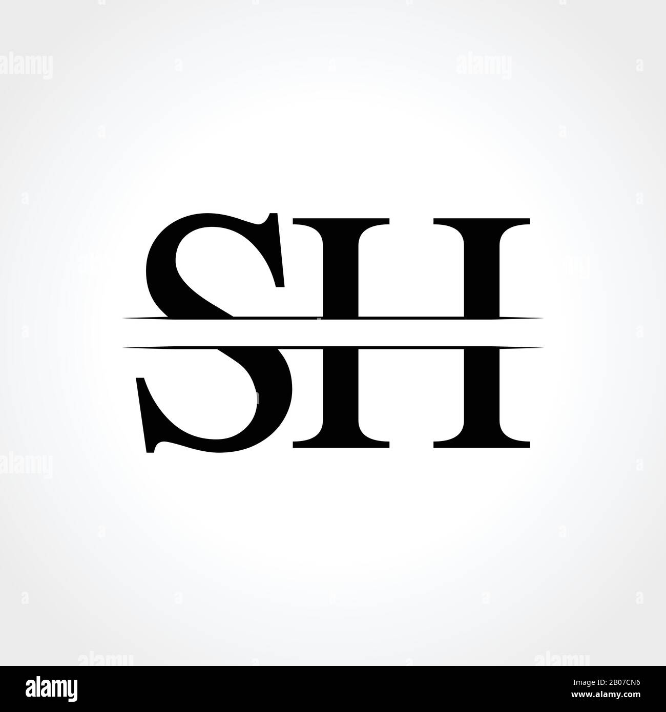 Letter sh logo hi-res stock photography and images - Alamy