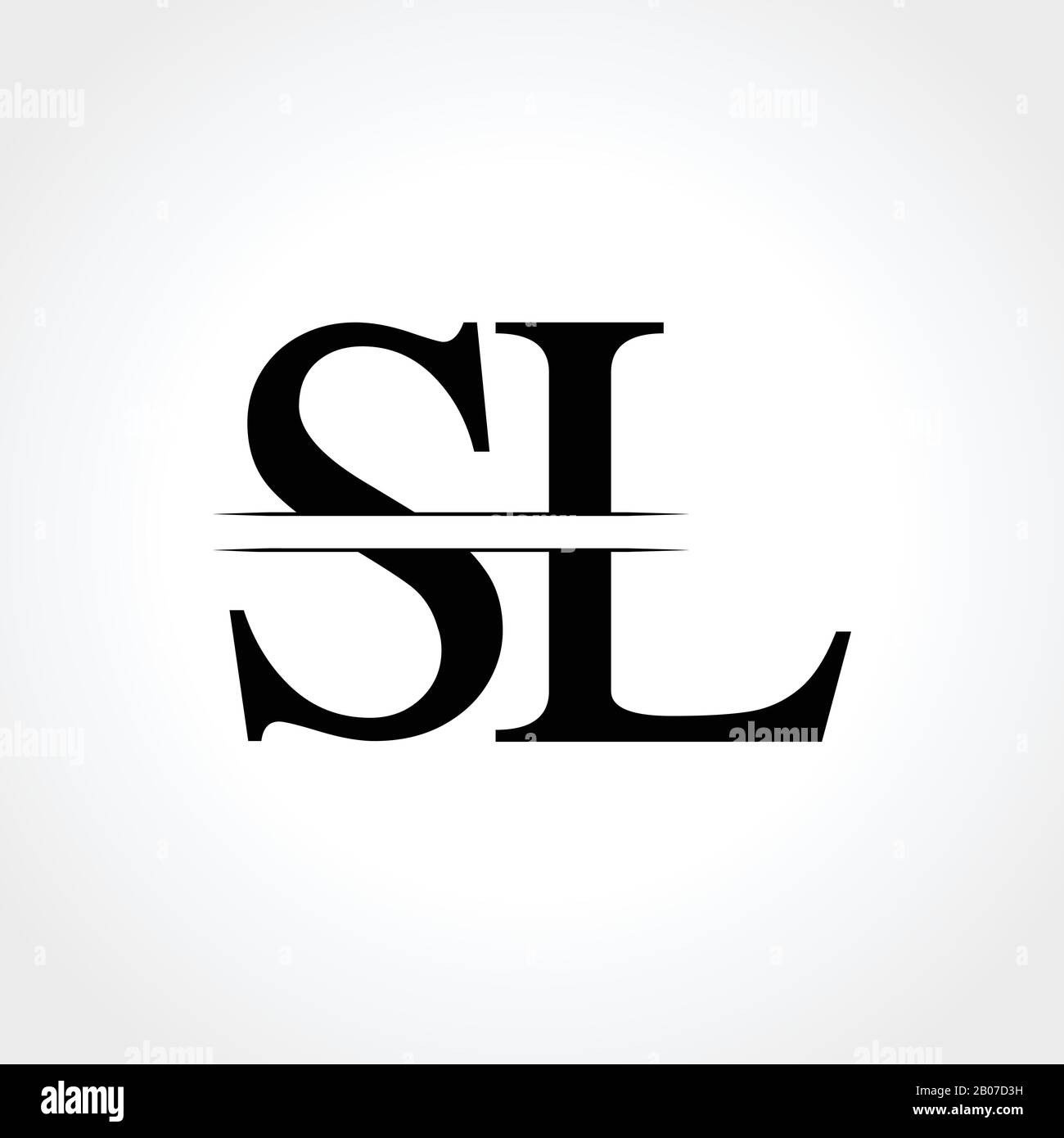 Initial Letter SL Logo Design Vector Template. SL Letter Logo Design ...