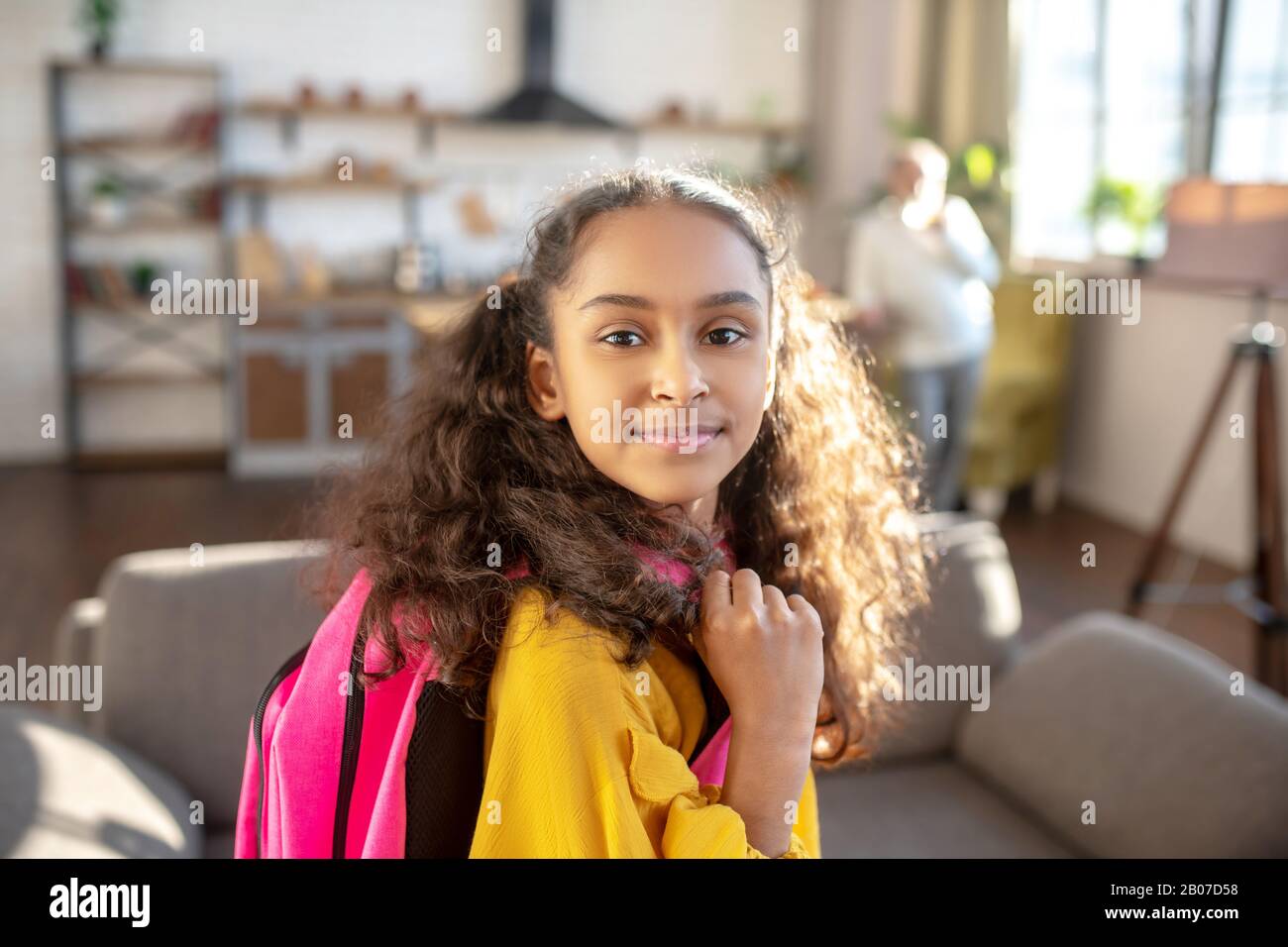 Cute teen girl pink hair hi-res stock photography and images - Alamy