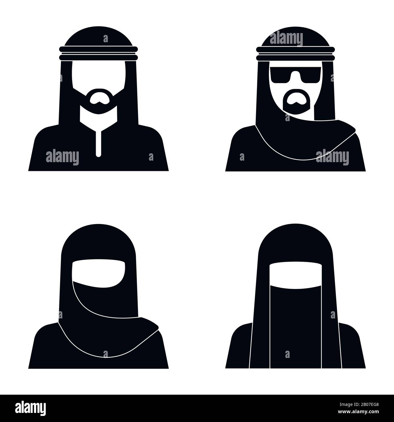 Arabian middle man in Stock Vector Images - Alamy