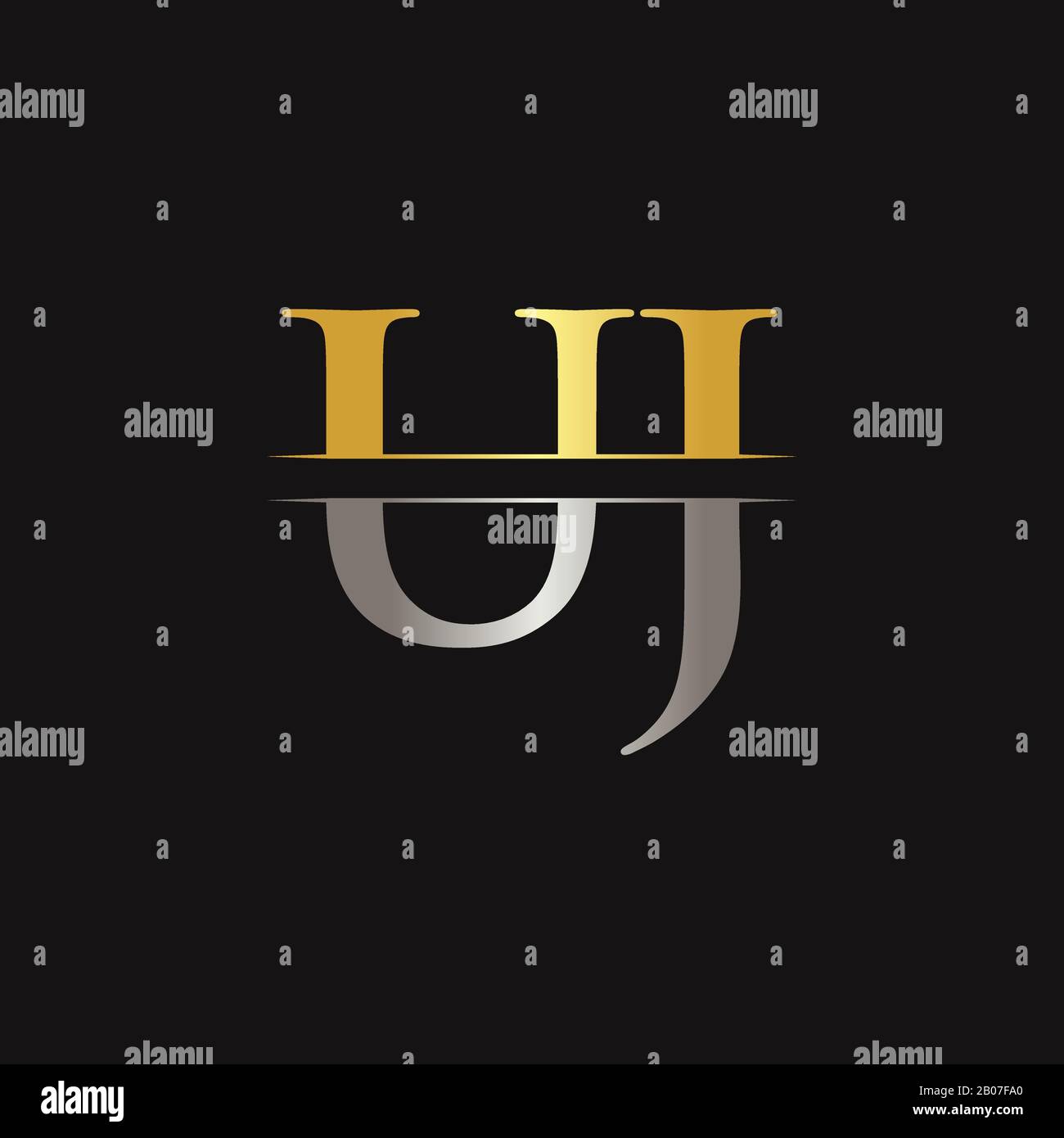 Letter uj logo hi-res stock photography and images - Alamy