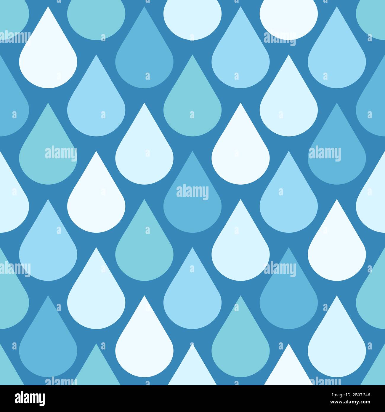 Elegant vector water drops seamless background. Pattern with water rain illustration Stock ...