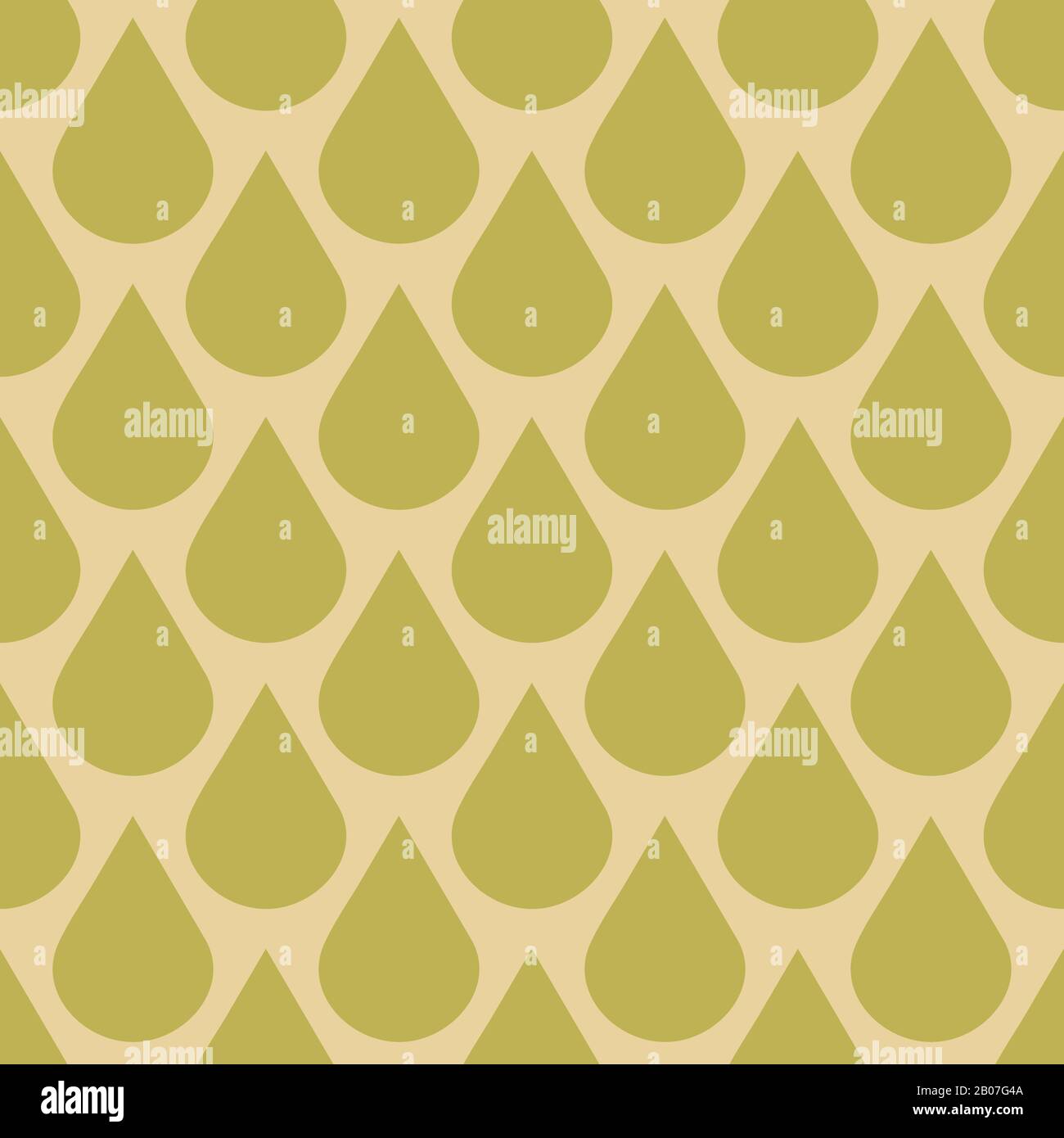 Vector drops seamless pattern in fall colors. Season rain illustration ...