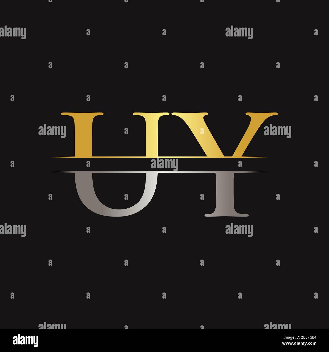 Initial Letter UY Logo Design Vector Template. UY Letter Logo Design ...