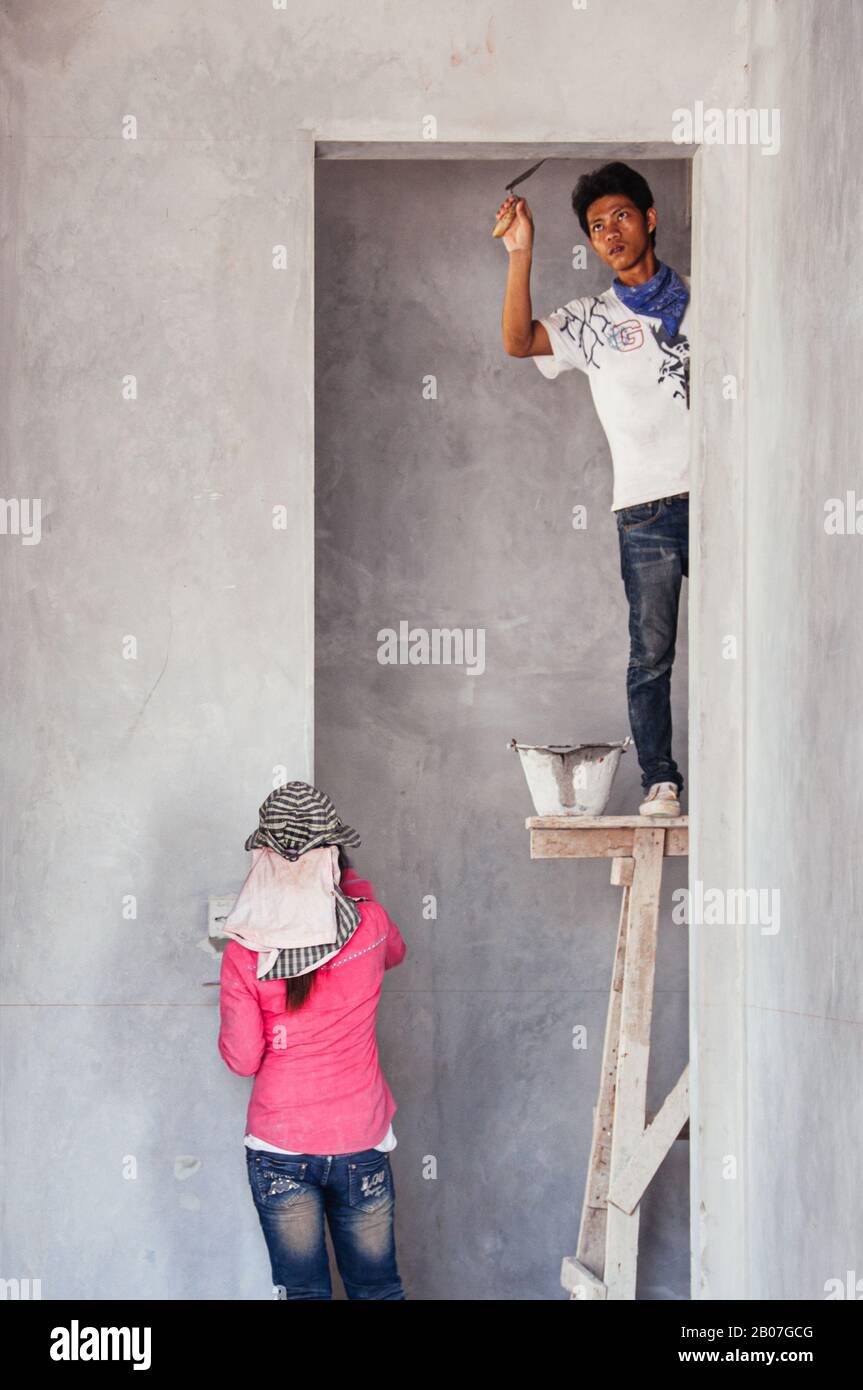 MAY 8, 2010 Bangkok, Thailand - Local male and female Asian ...
