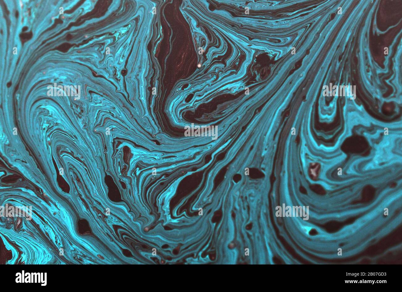 Abstract blue fluid art background. Digital art Stock Photo - Alamy