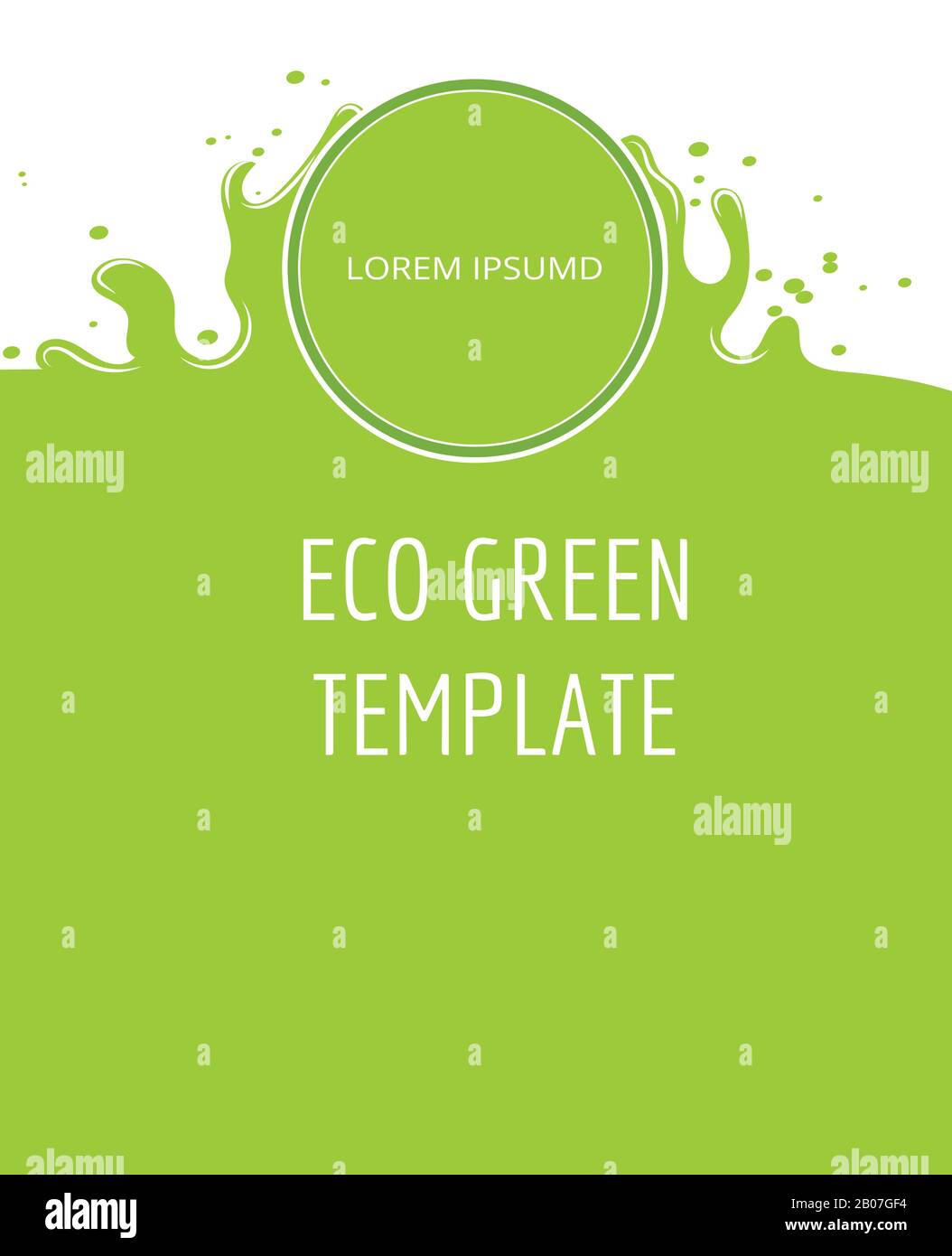 Eco green organic natural background. Banner or poster for ecology ...