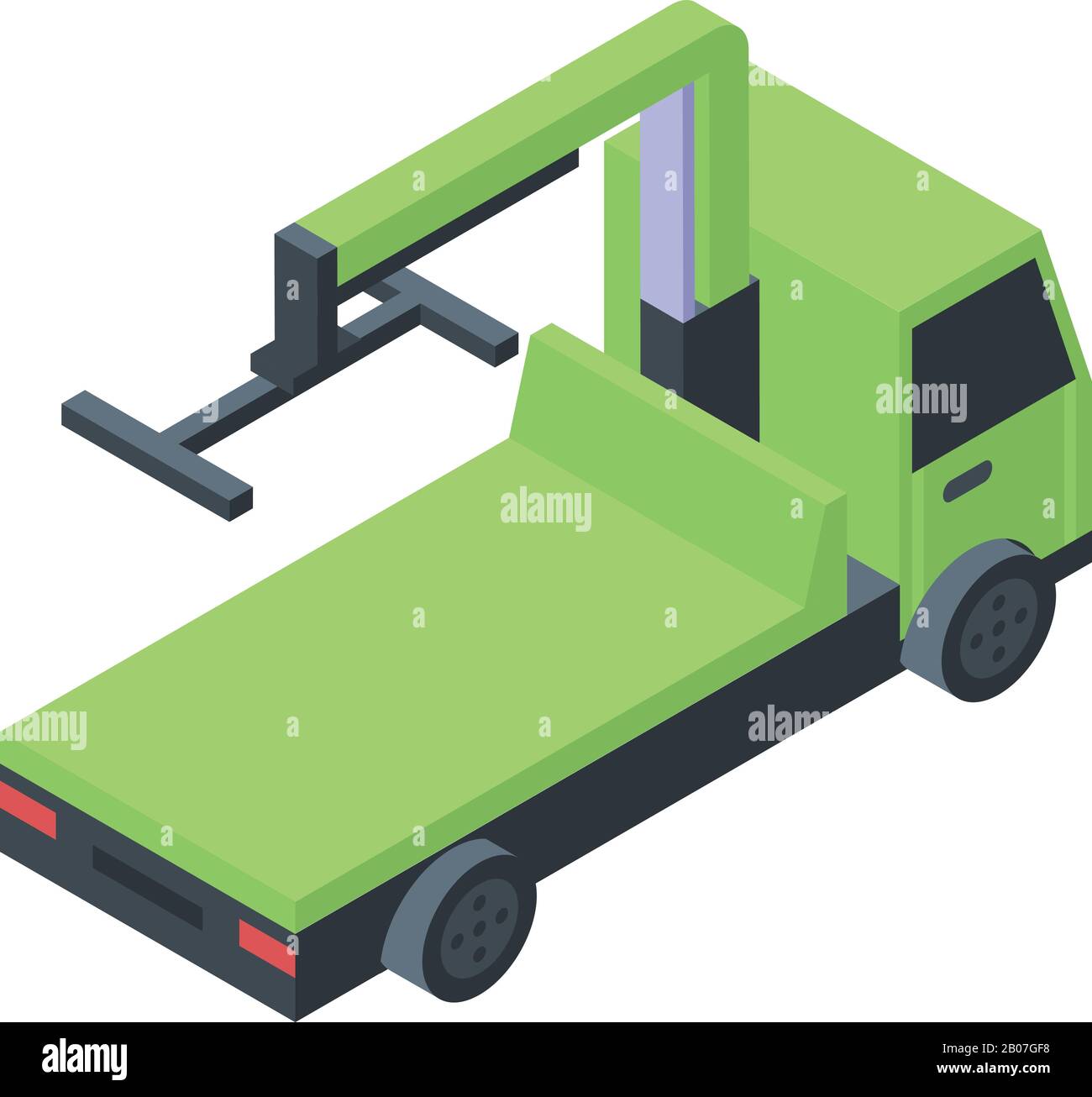 Isometric small crane design hi-res stock photography and images - Alamy