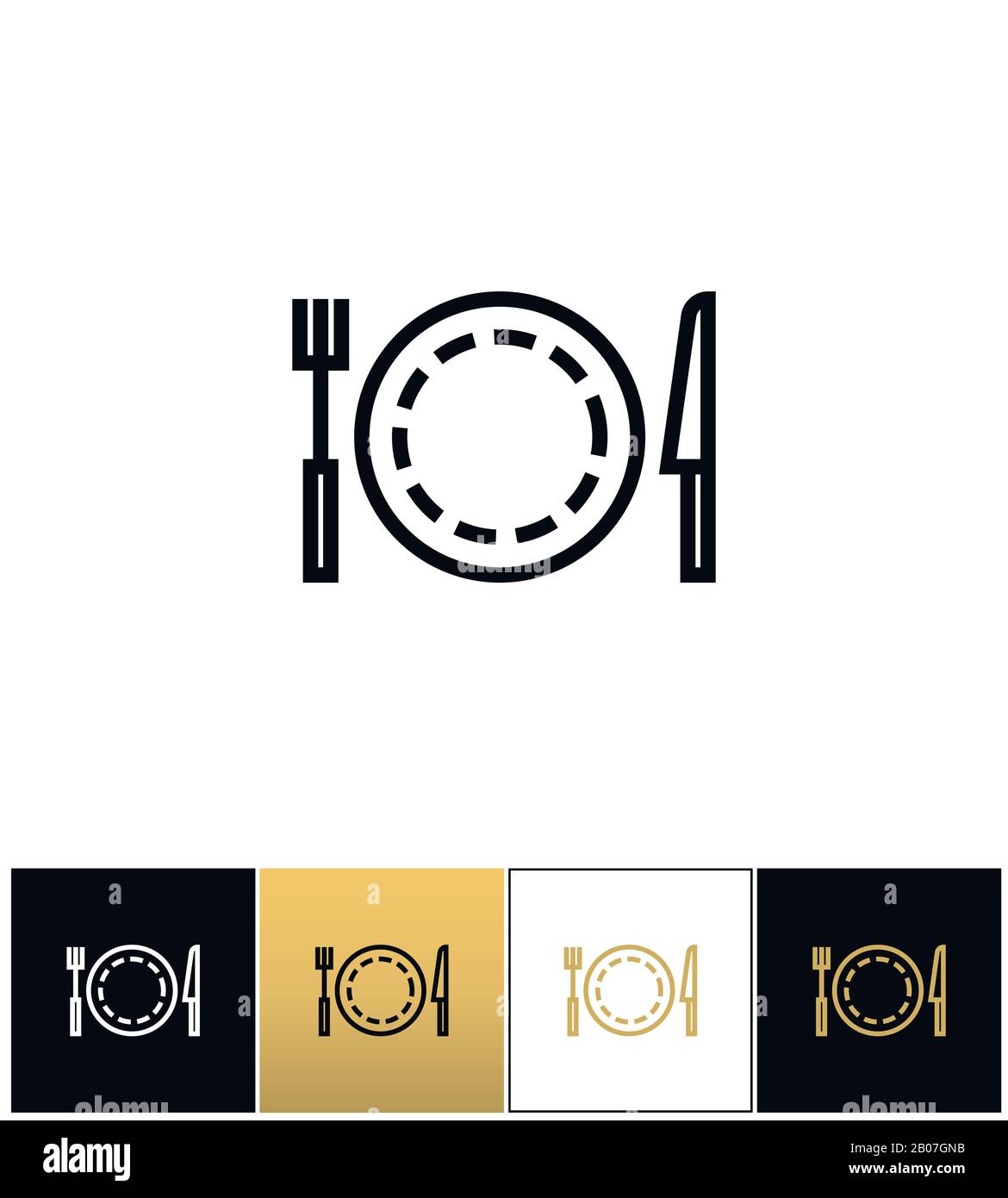Food or luncheon vector icon. Food or luncheon pictograph on black ...