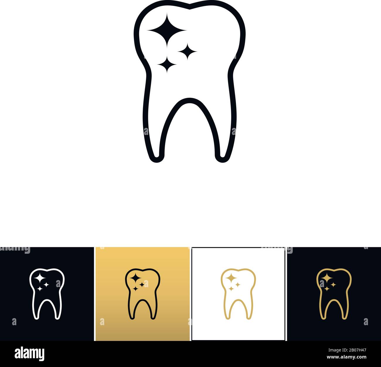 Tooth care and dental cleaning vector icon. Tooth care and dental ...