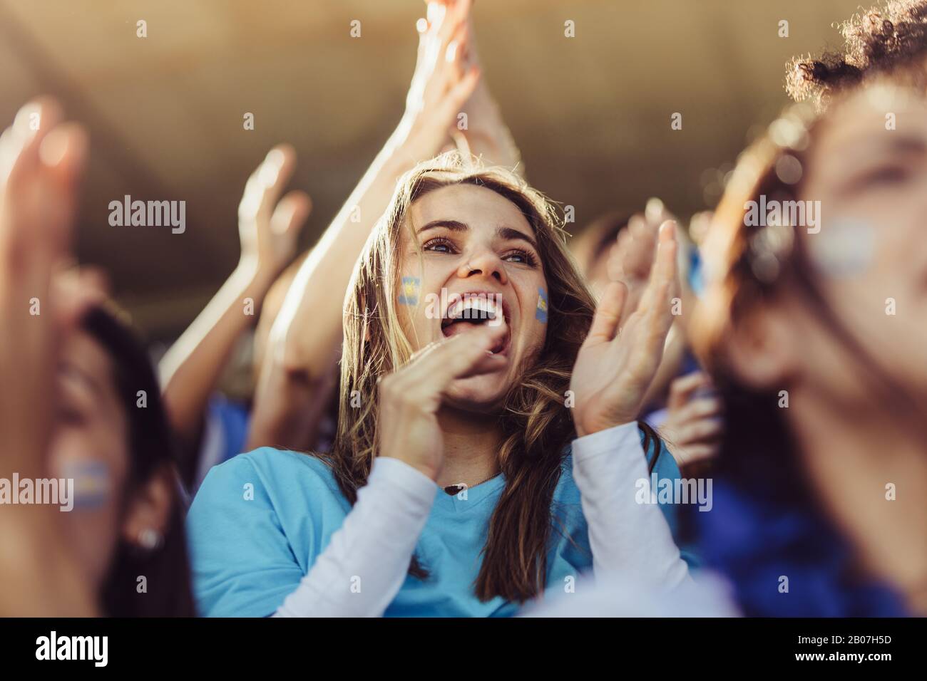 Celebrating championship sport hi-res stock photography and images - Alamy