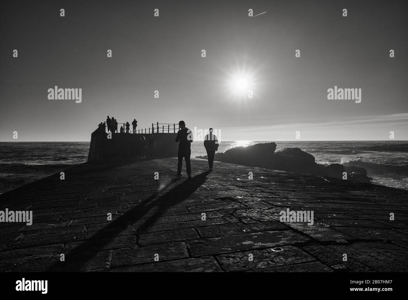 Waiting for the Sunset Stock Photo - Alamy