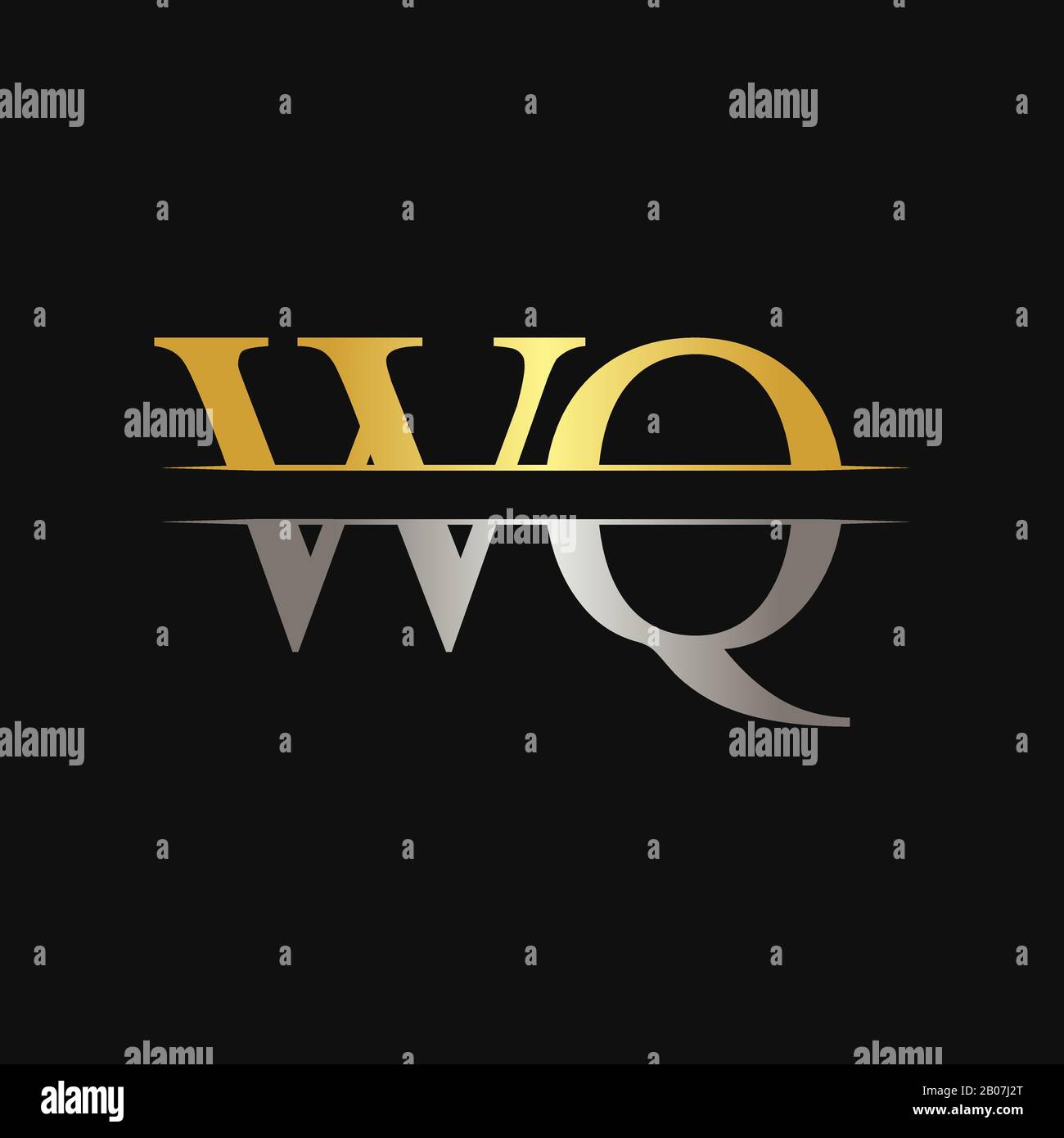 Wq logo vector vectors hi-res stock photography and images - Alamy