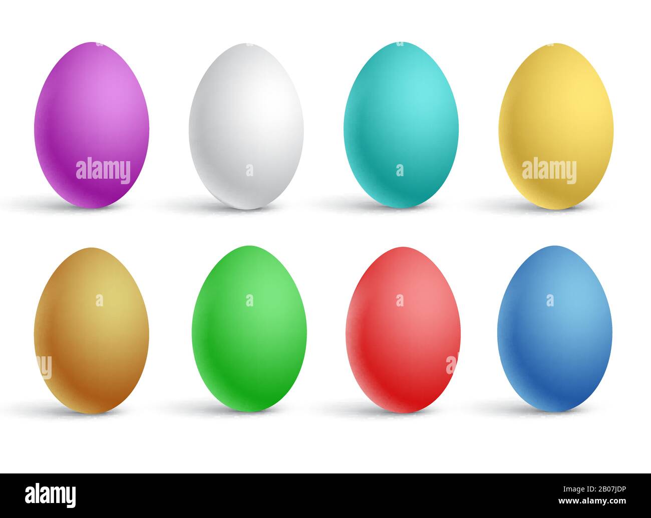 Set realistic golden green Cut Out Stock Images & Pictures - Alamy