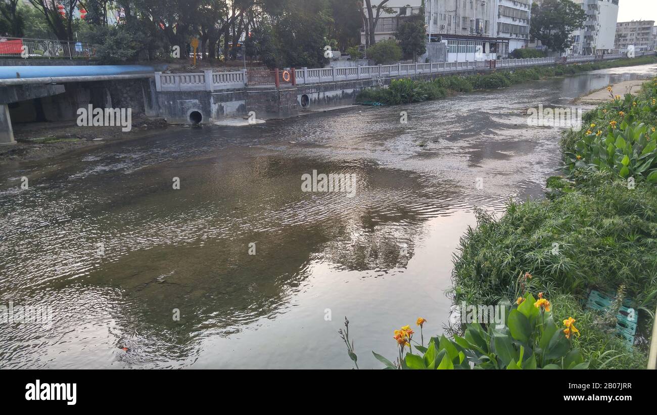 Shenzhen, China: xixiang river scenery Stock Photo - Alamy