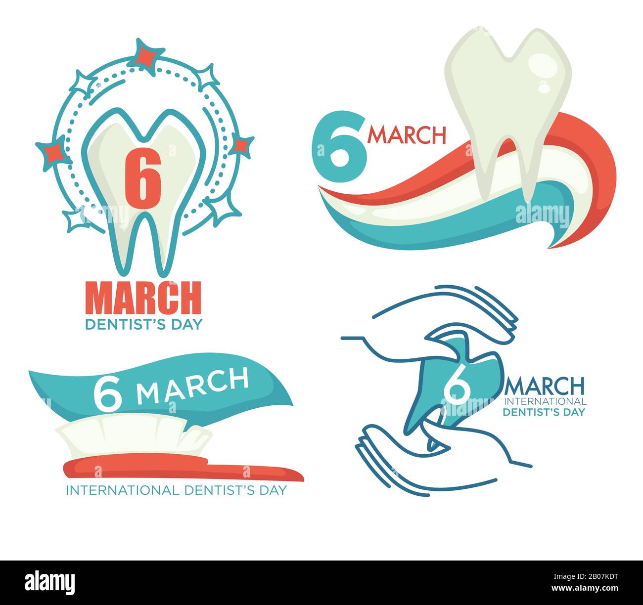 World Dentist Day Stock Vector Images - Alamy
