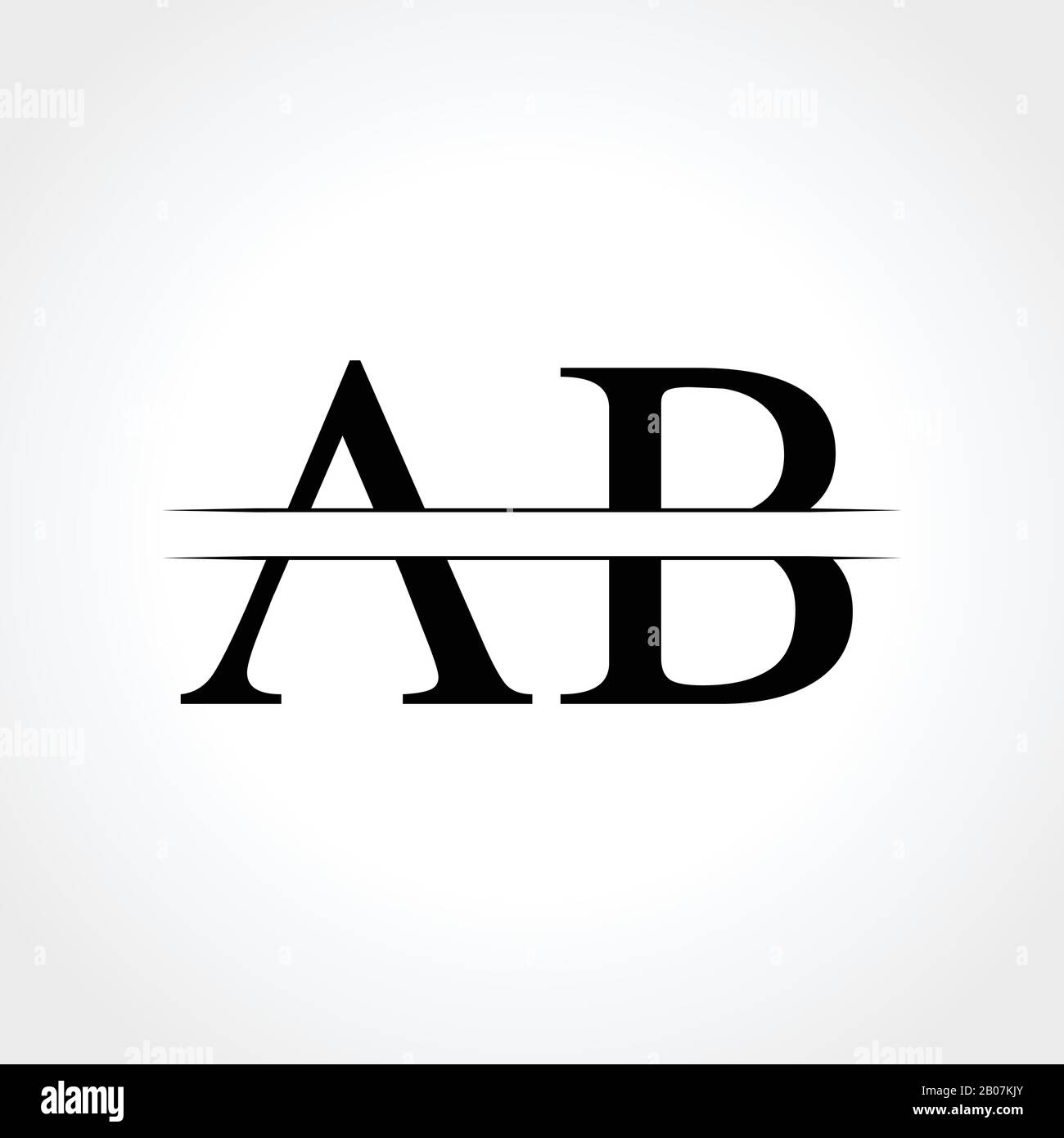 Ab Design Logo Premium Vector | Modern Creative AB Logo Design Icon