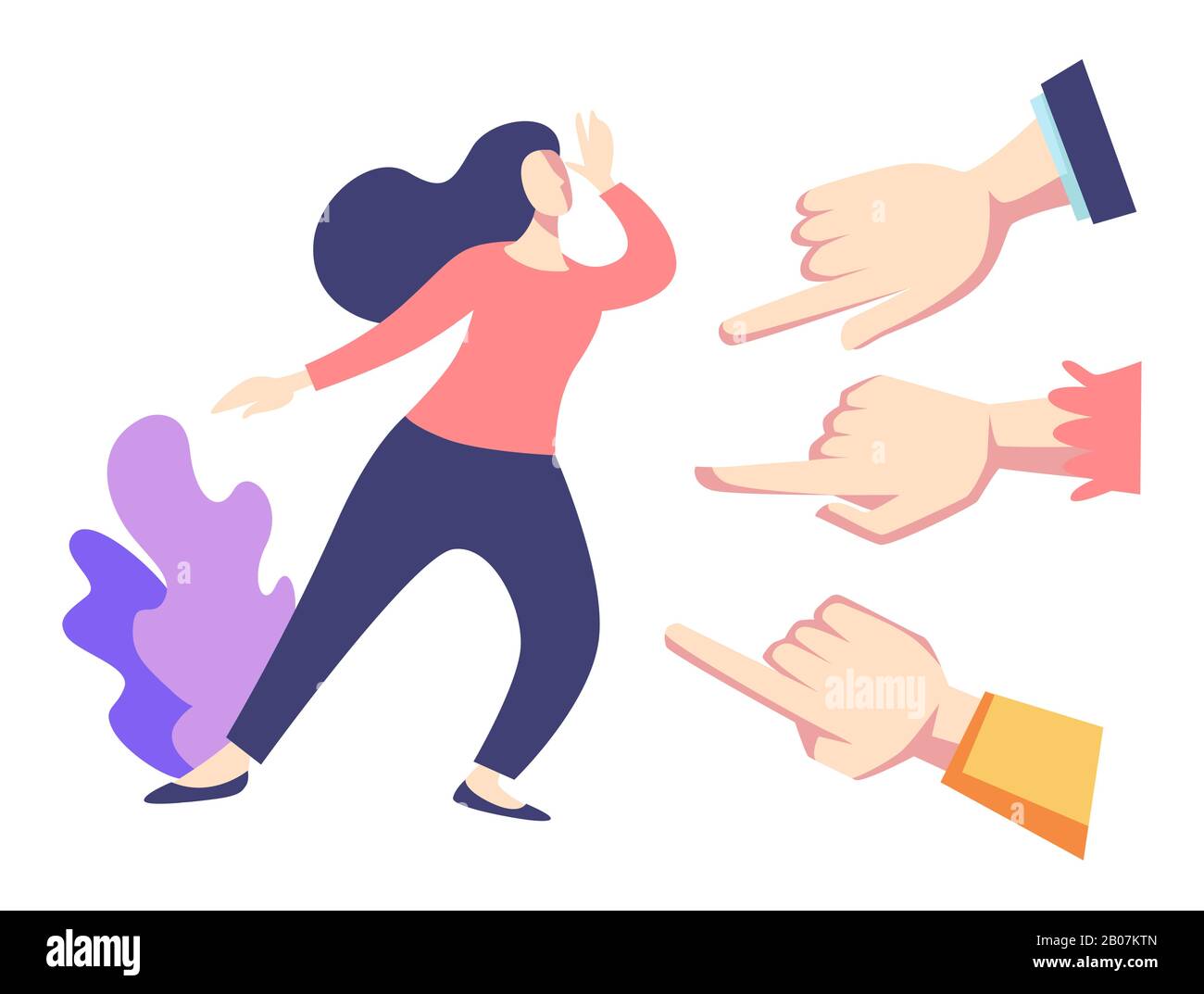 Woman discrimination Cut Out Stock Images & Pictures - Alamy