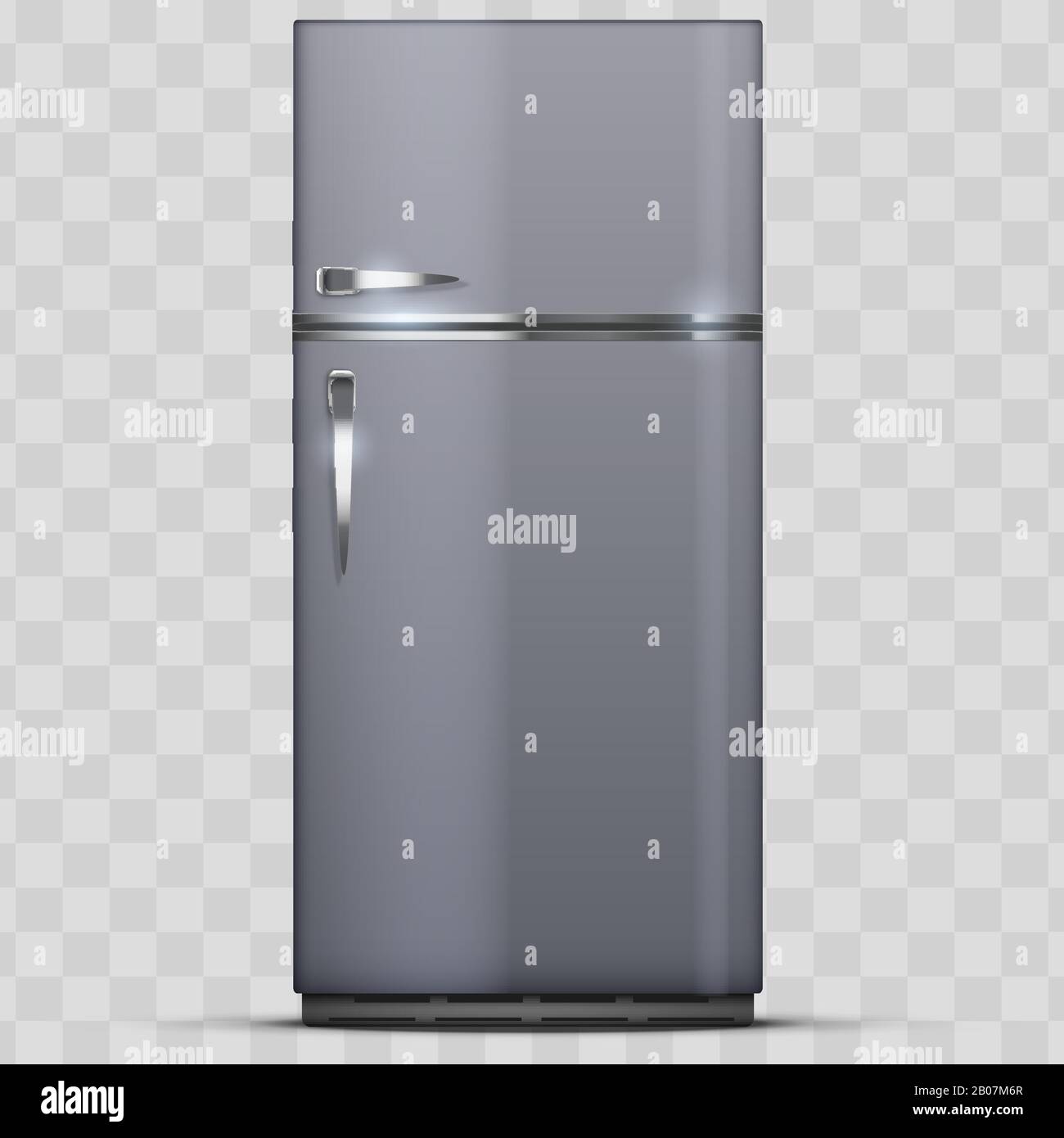 Modern Fridge Freezer refrigerator Stock Vector Image & Art - Alamy