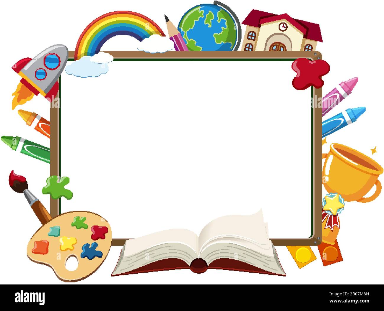 Banner template with arts illustration Stock Vector Image & Art - Alamy