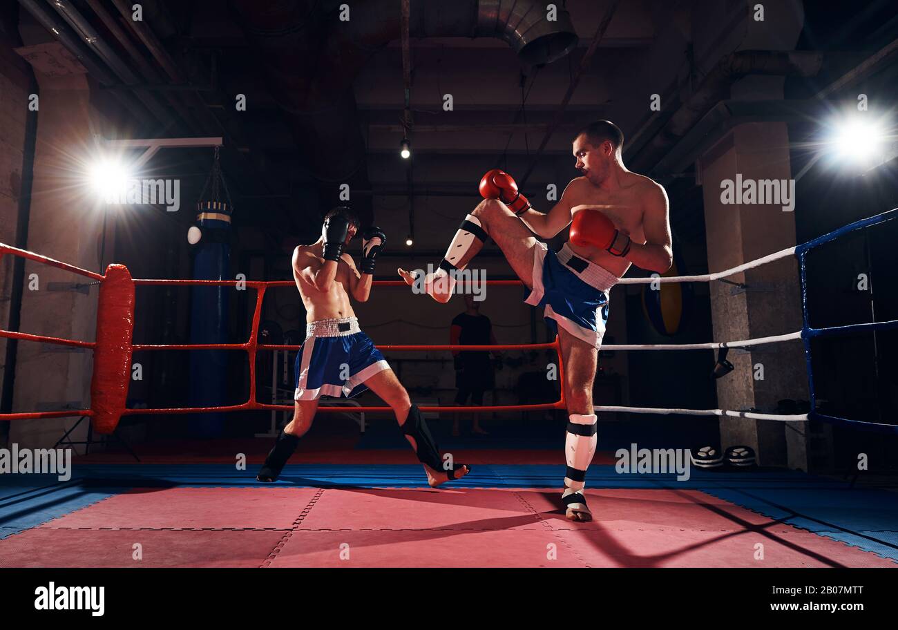 Kickboxer training partner in hi-res stock photography and images - Alamy