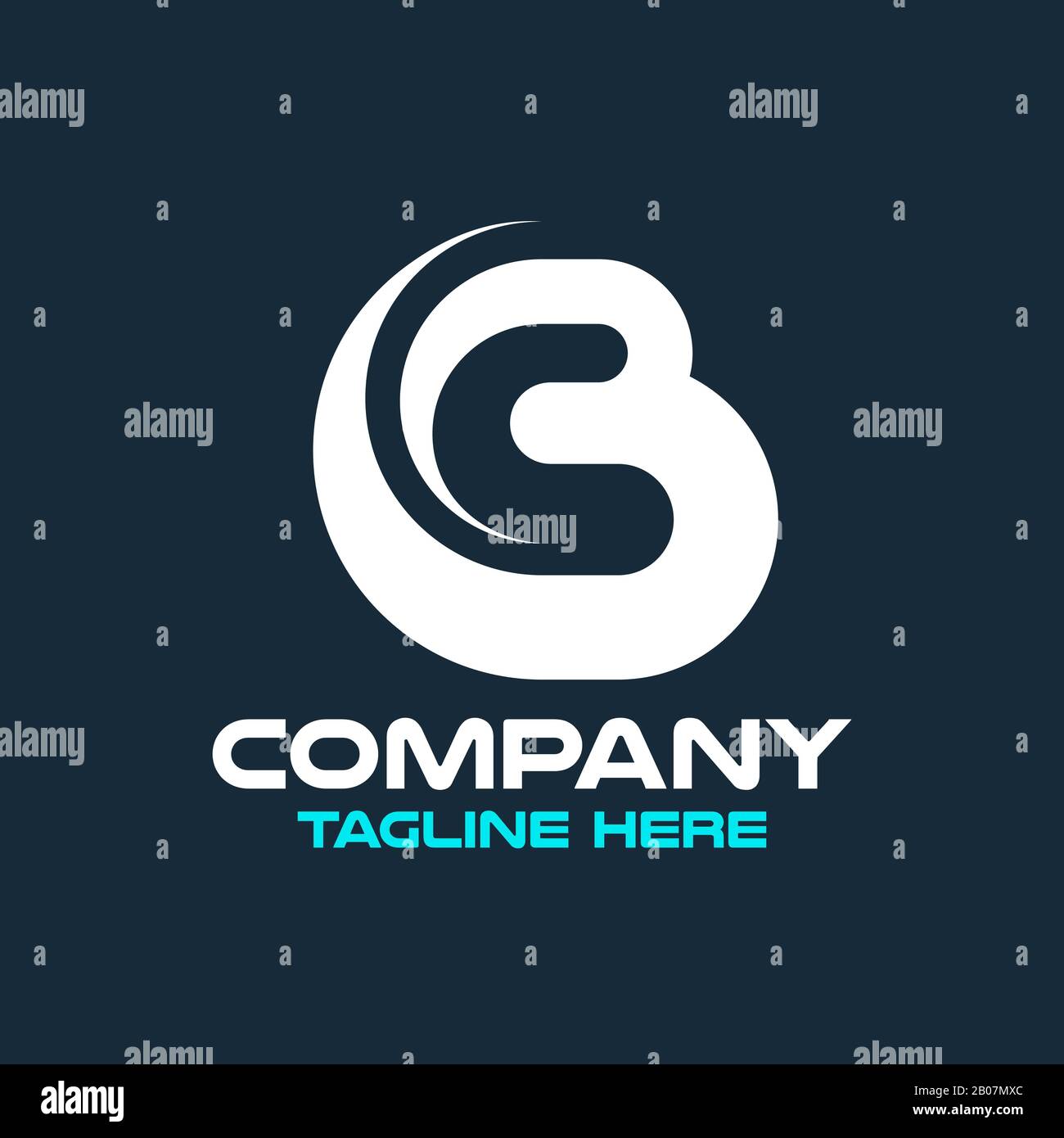 Modern letters BC or CB. Vector illustration Stock Vector Image & Art ...
