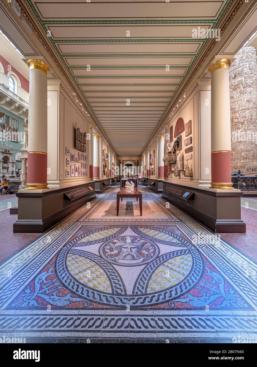 London. United Kingdom. Circa Decemeber 2019. Interior of the Victoria ...