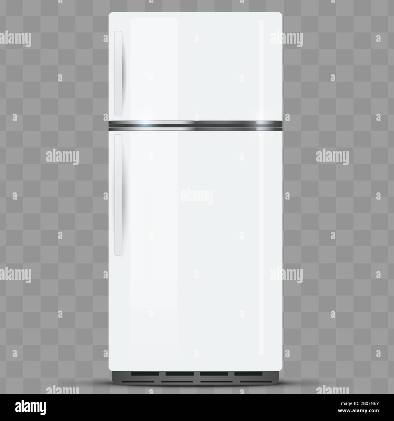 Modern Fridge Freezer refrigerator Stock Vector Image & Art - Alamy