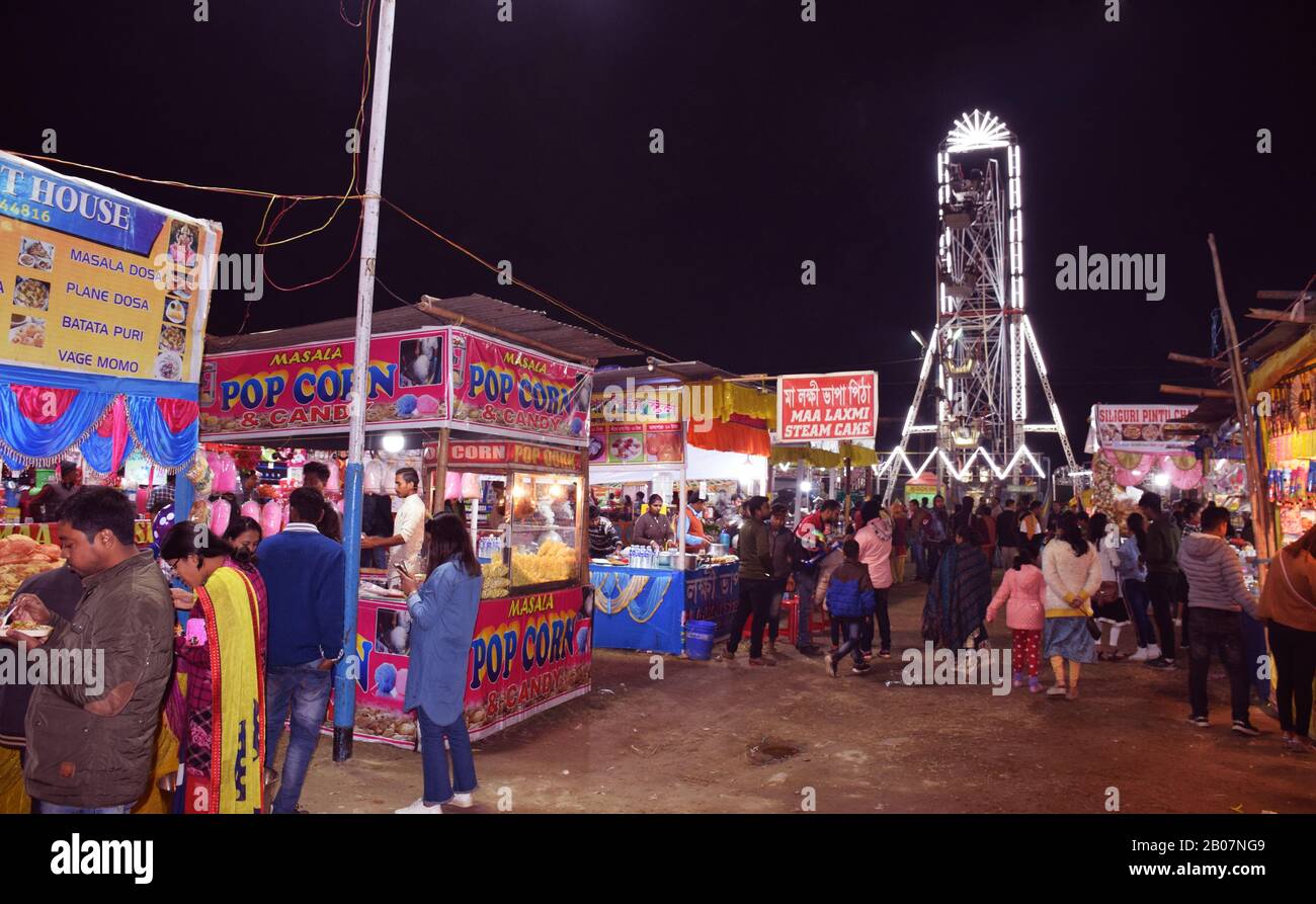 A view of an Indian fair or Gaon ka Mela Stock Photo - Alamy