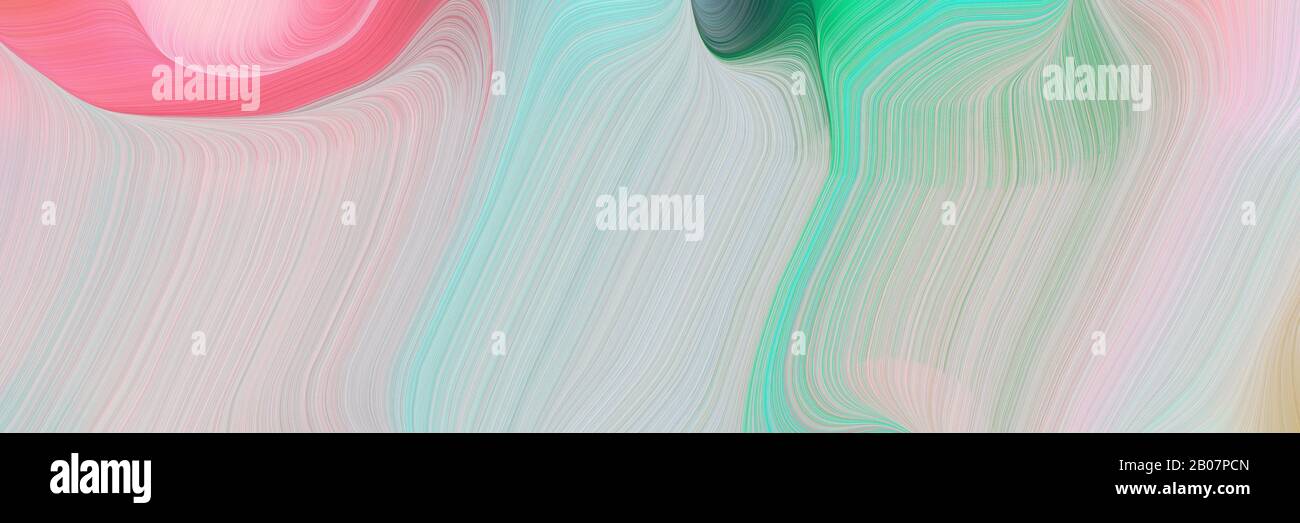 moving header design with pastel gray, medium sea green and light coral ...
