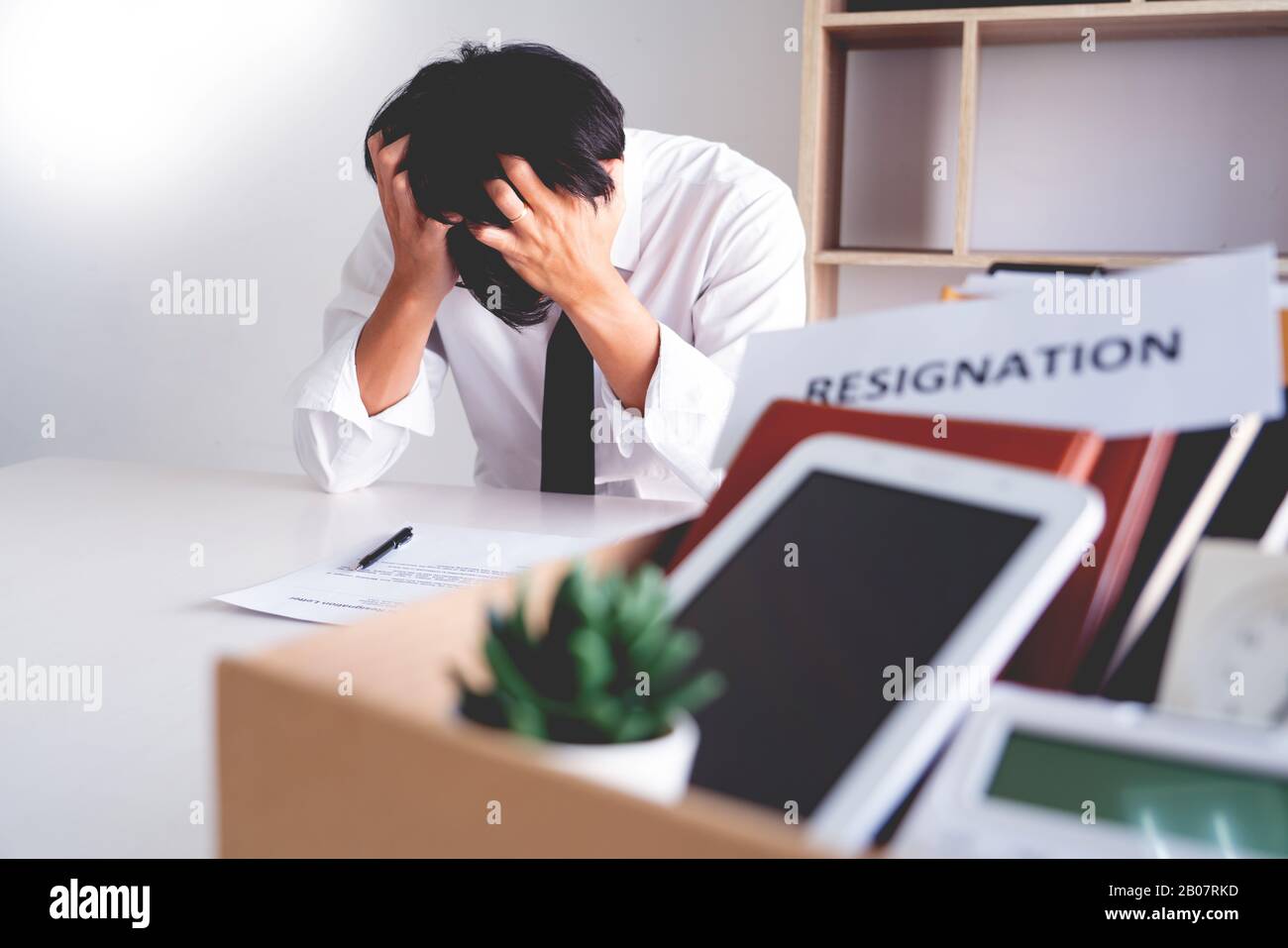 Employees who intend to quit work with resignation letters for quit or ...