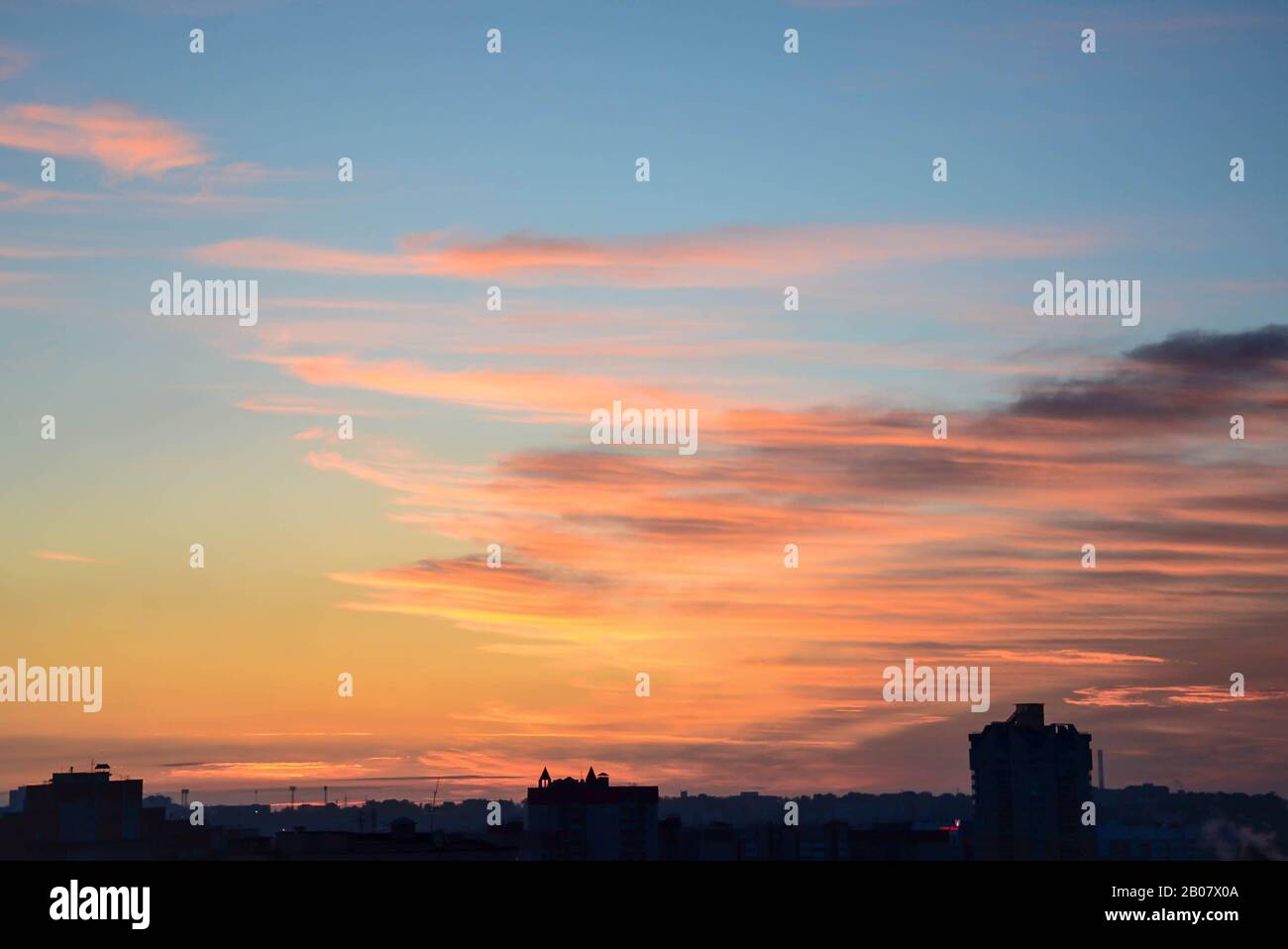 Morning sky view hi-res stock photography and images - Alamy