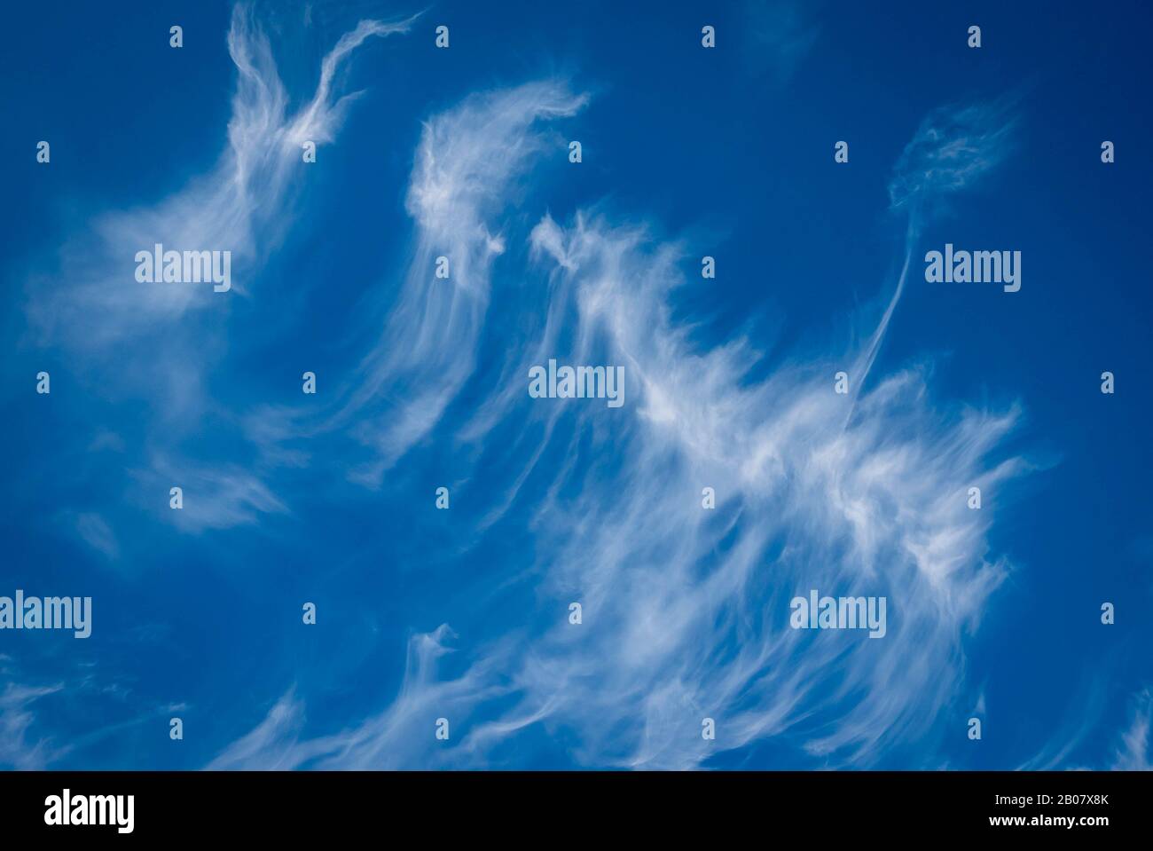 Sky wallpaper with light clouds Stock Photo - Alamy