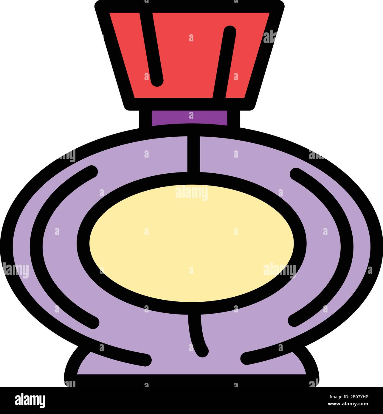 Woman perfume icon. Outline woman perfume vector icon for web design ...