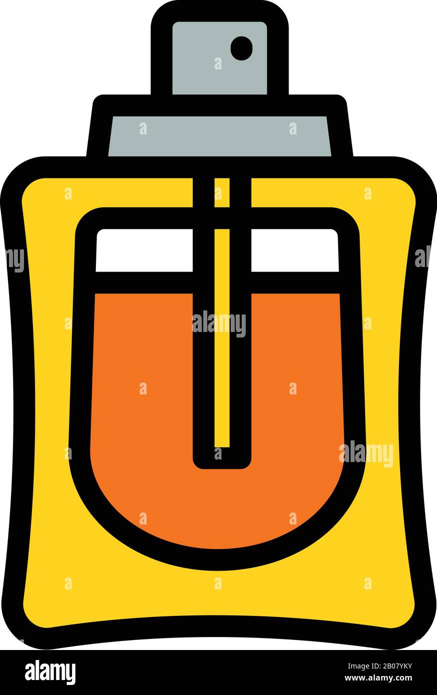 Man perfume icon. Outline man perfume vector icon for web design ...