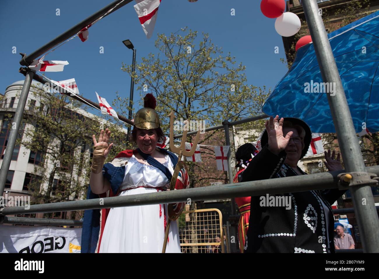 St. Georges Day Parade, Manchester Stock Photo - Alamy
