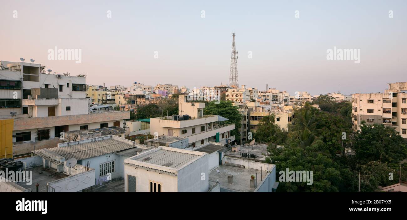 Hyderabad city view hi-res stock photography and images - Alamy