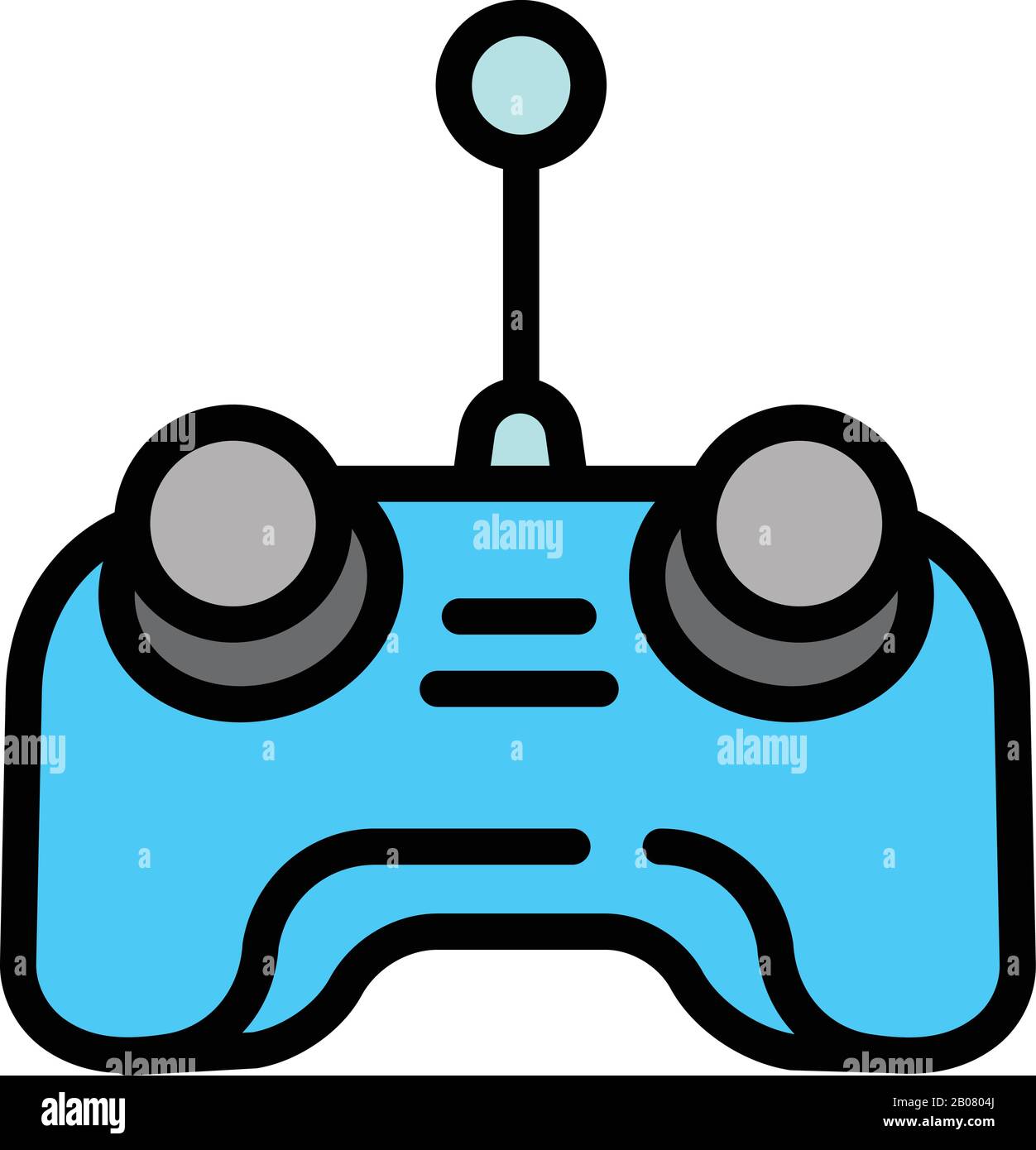Remote control drone icon. Outline remote control drone vector icon for ...
