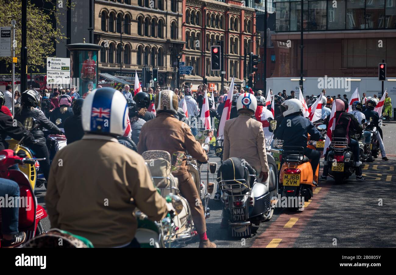 St. Georges Day Parade, Manchester Stock Photo - Alamy