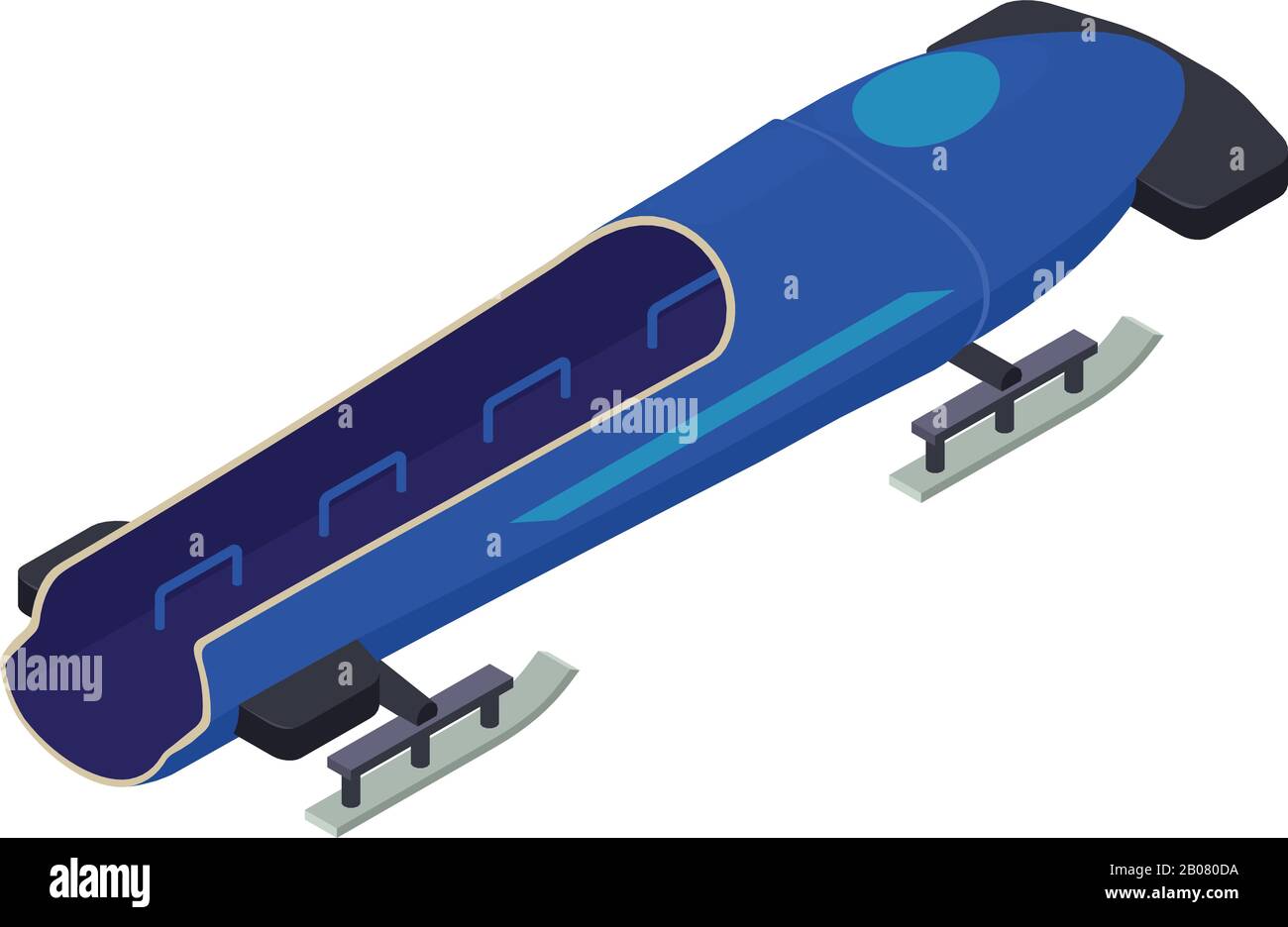 Bobsleigh icon. Isometric of bobsleigh vector icon for web design ...