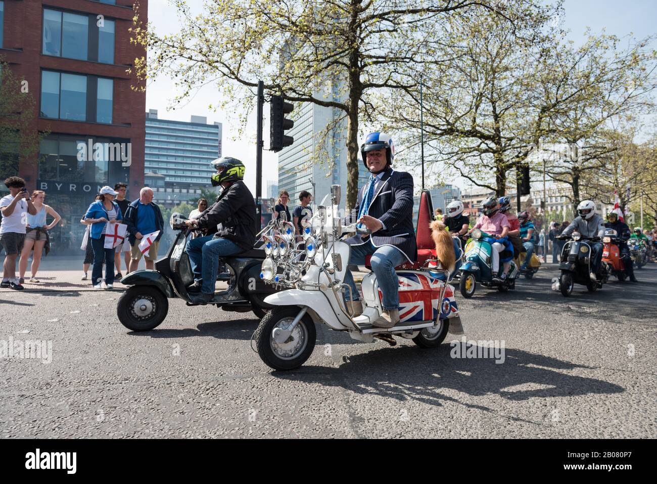 St. Georges Day Parade, Manchester Stock Photo - Alamy