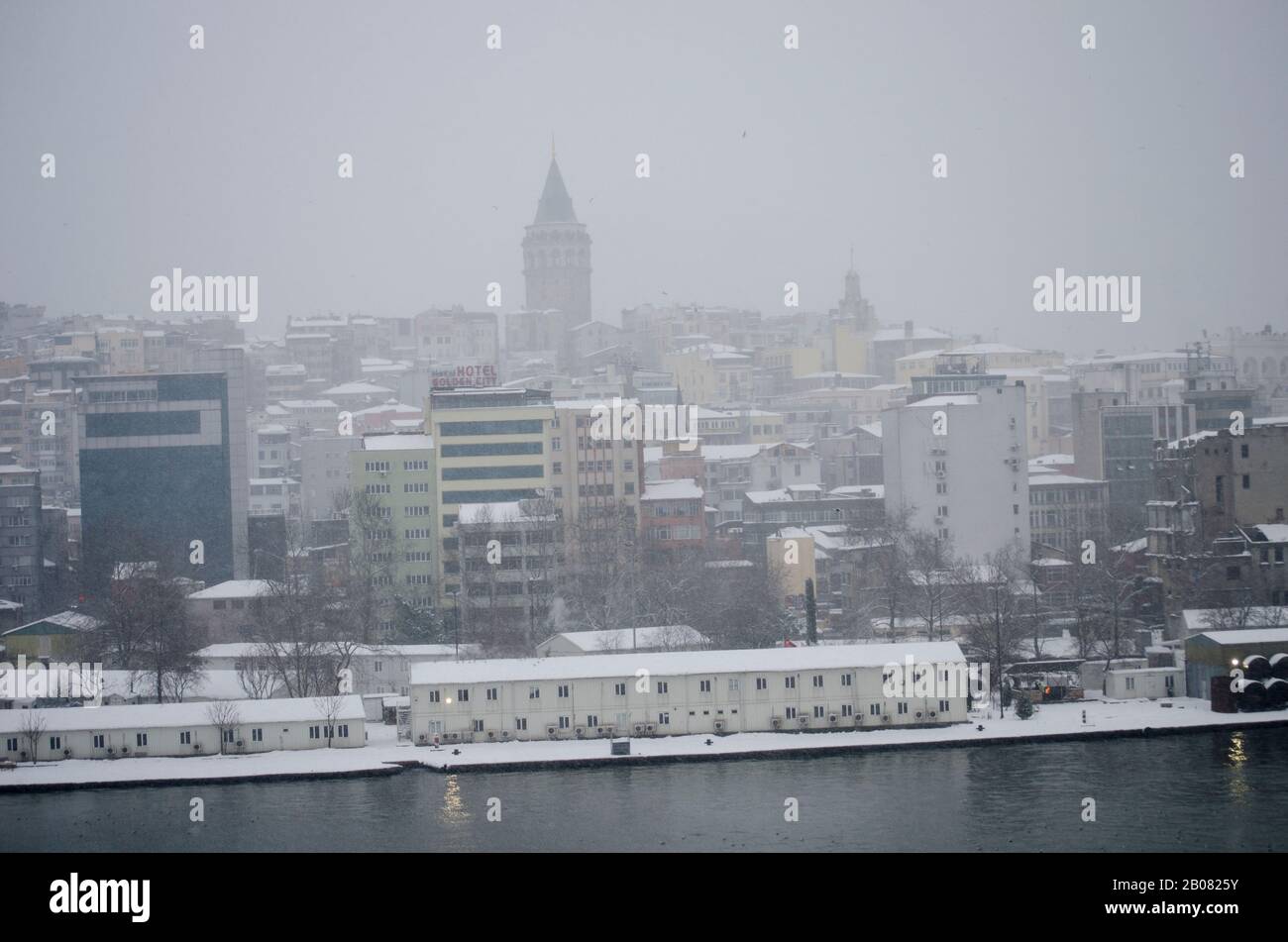 Snowy Istanbul (Editorial Stock Photo - Alamy