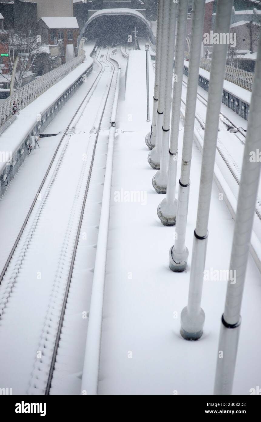 Snowy Subway in Istanbul Stock Photo - Alamy