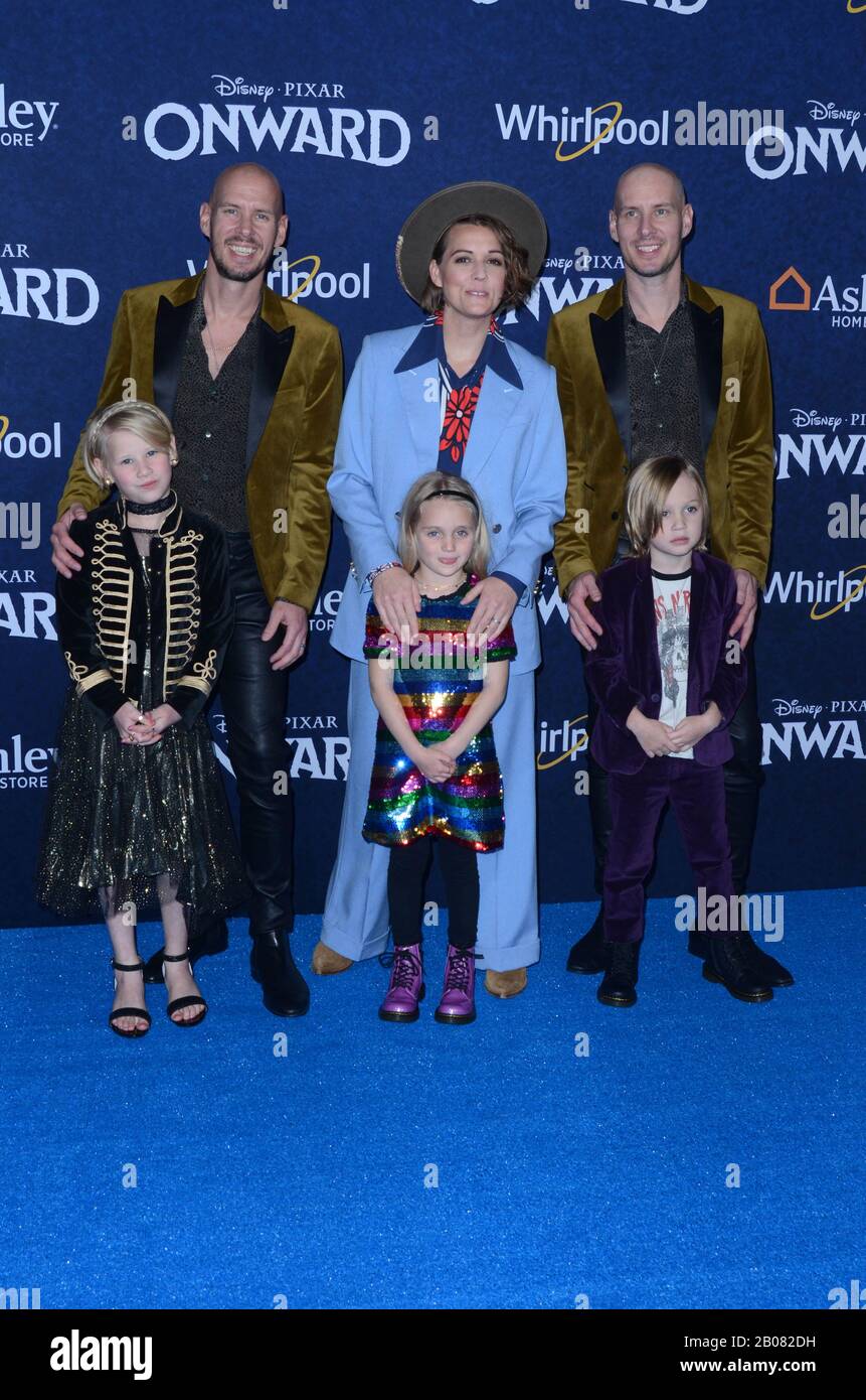 NEW YORK, FEBRUARY 18: Phil Hanseroth, Brandi Carlile, Tim Hanseroth at ...