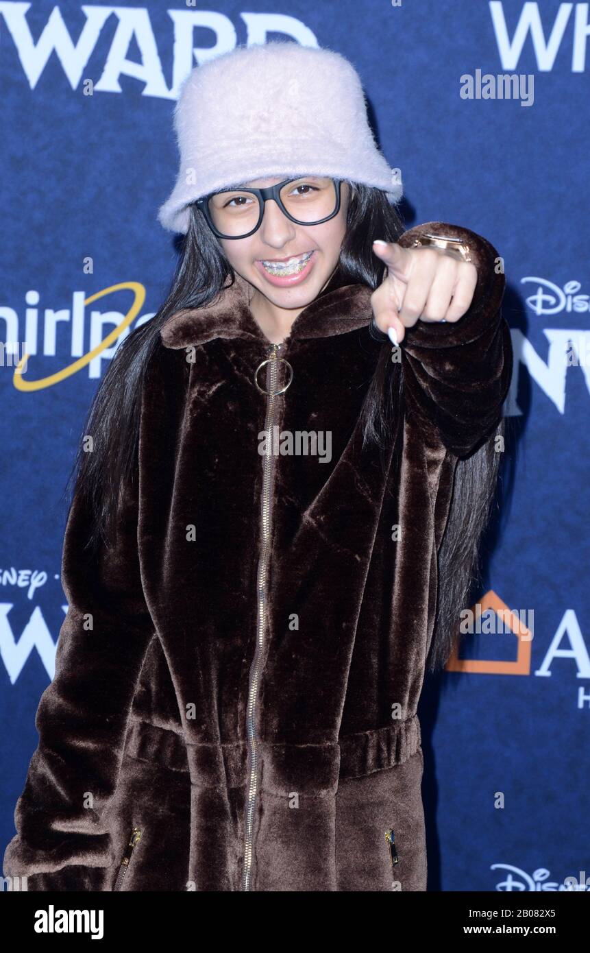 NEW YORK, FEBRUARY 18: DJ Livia at the Premiere of Onward at El Capitan ...