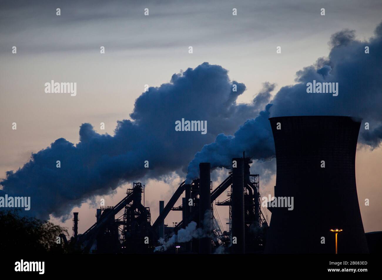 British Steel plant and works in Scunthorpe UK Stock Photo - Alamy