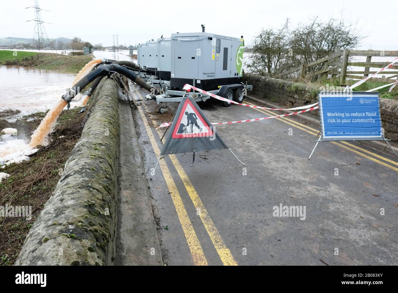 River lugg february hi-res stock photography and images - Alamy