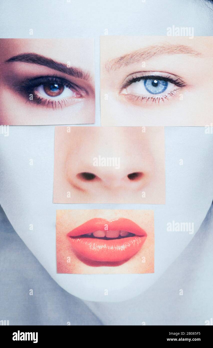 Face collage hi-res stock photography and images - Alamy