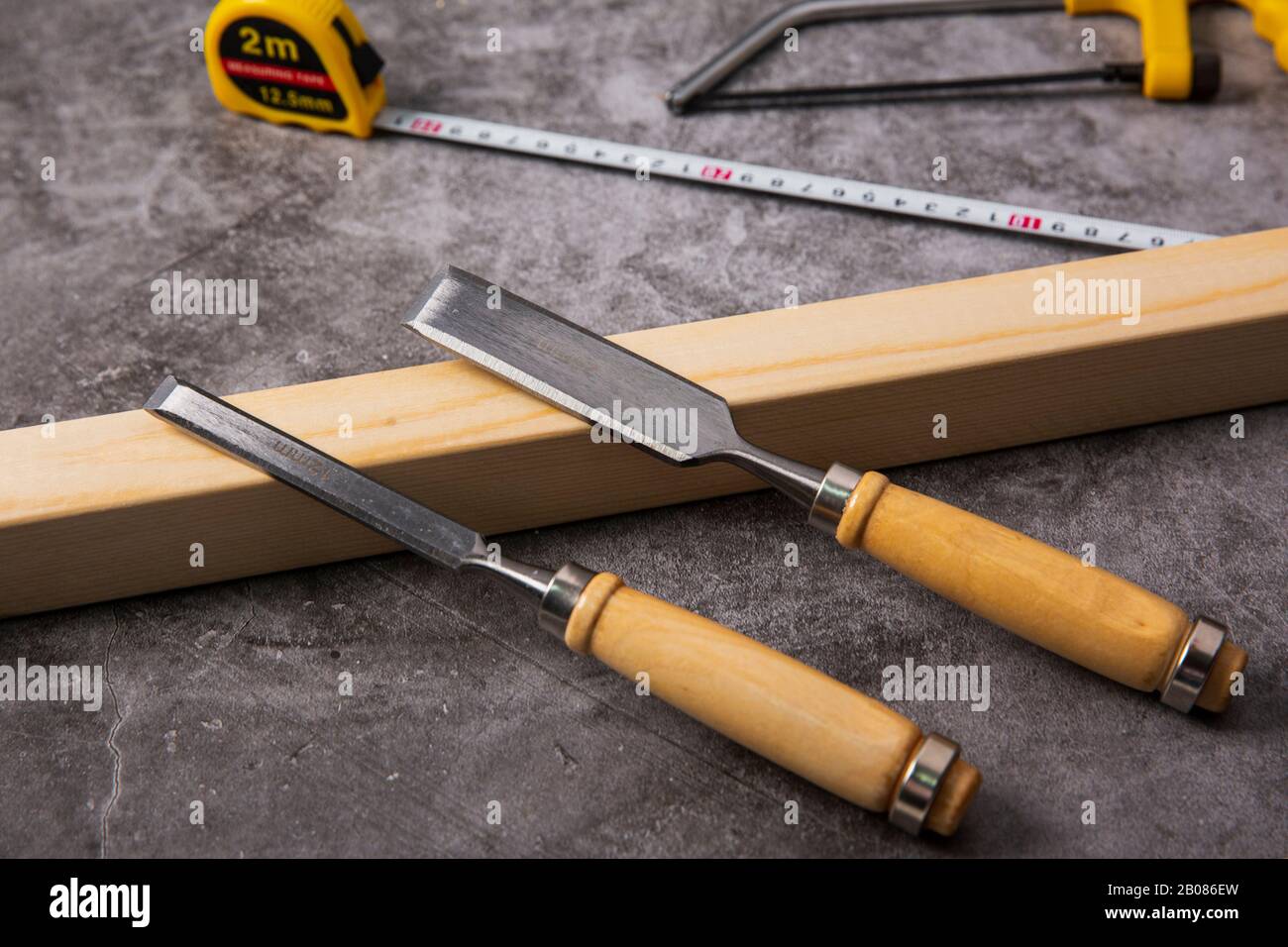 Hand work tools or construction tools top view 148 Stock Photo - Alamy